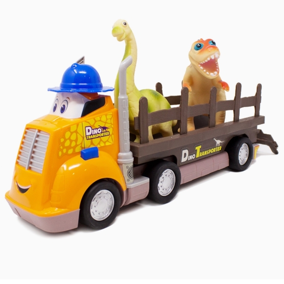 Kid Connection | Toys | Kid Connection Dino The Transporter Toy Truck ...
